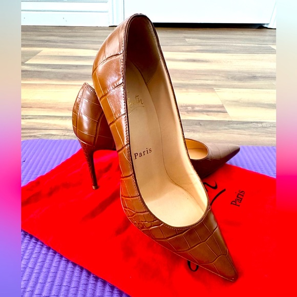 Christian Louboutin | Shoes | Christian Louboutin Alligator Croc ...